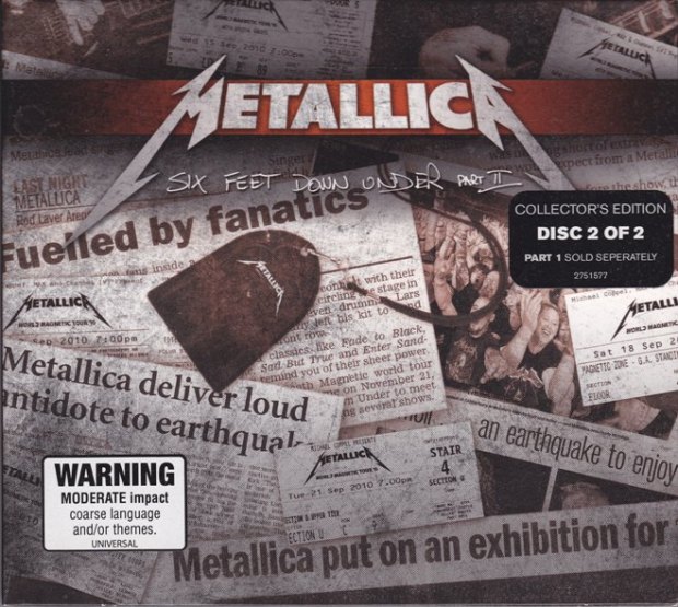 REVIEW: Metallica – Six Feet Down Under Part II | mikeladano.com