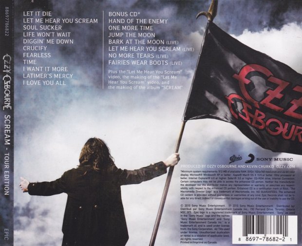 REVIEW: Ozzy Osbourne – Scream (2011 tour edition) | mikeladano.com
