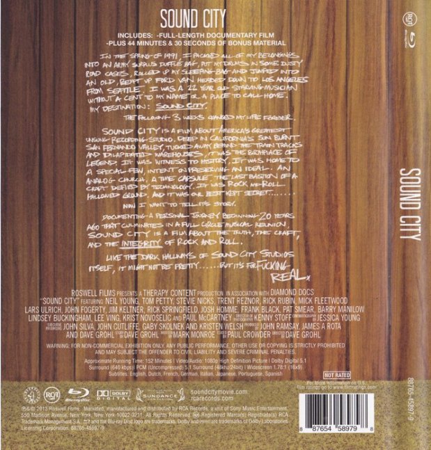 Blu-ray REVIEW: Sound City (2013) | mikeladano.com