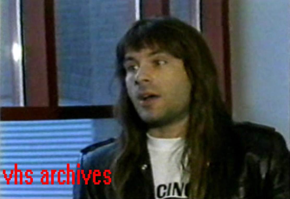 VHS Archives #8: Bruce Dickinson interview (1986) | mikeladano.com