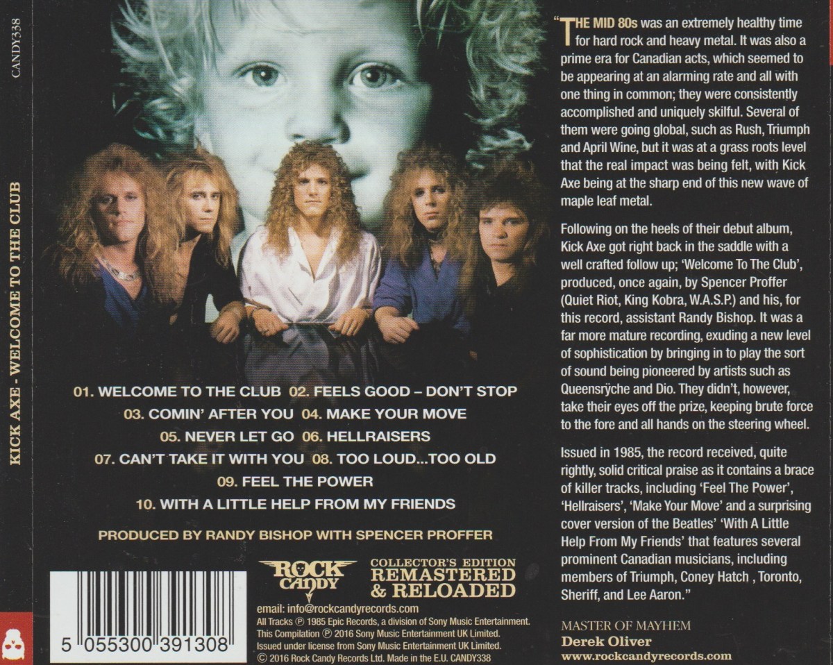 REVIEW: Kick Axe – Welcome to the Club (1985, 2016 remaster) – Kick Axe ...