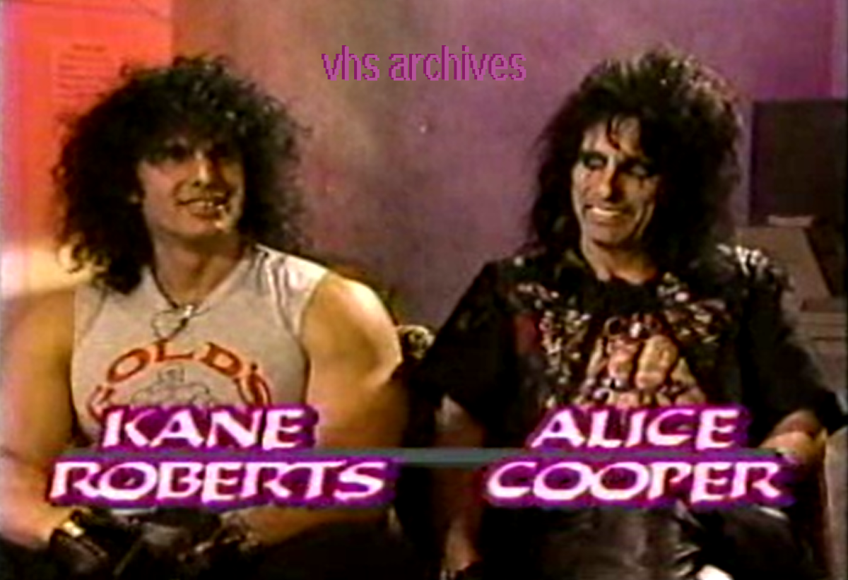 VHS Archives #129: Alice Cooper & Kane Roberts ’87 | mikeladano.com