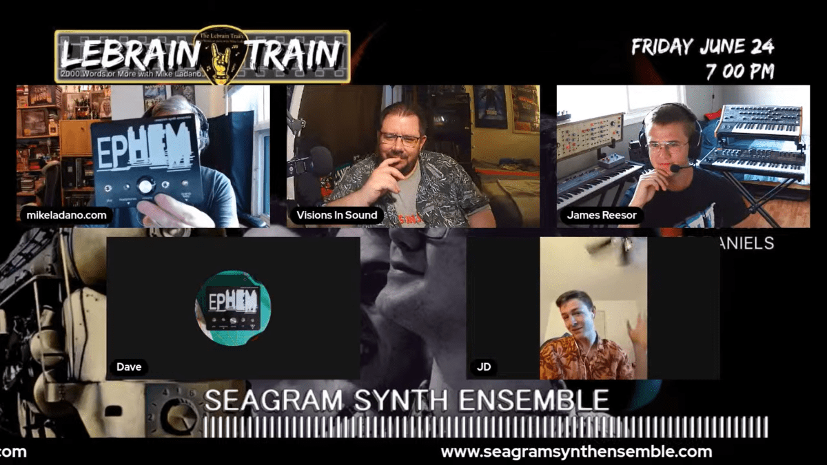 It’s Synth School! The LeBrain Train with Seagram Synth Ensemble, Rob ...