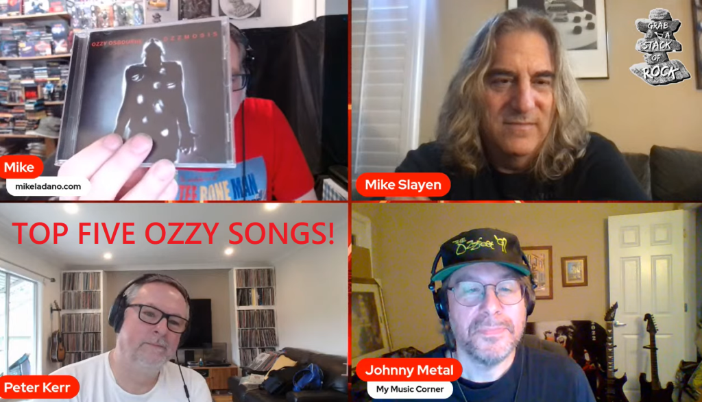 Top Five Ozzy Tunes on Grab A Stack of Rock with Peter Kerr, Mike ...