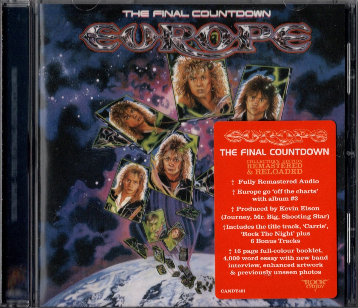 RE-REVIEW: Europe – The Final Countdown (1986, 2019 Rock Candy remaster) | mikeladano.com