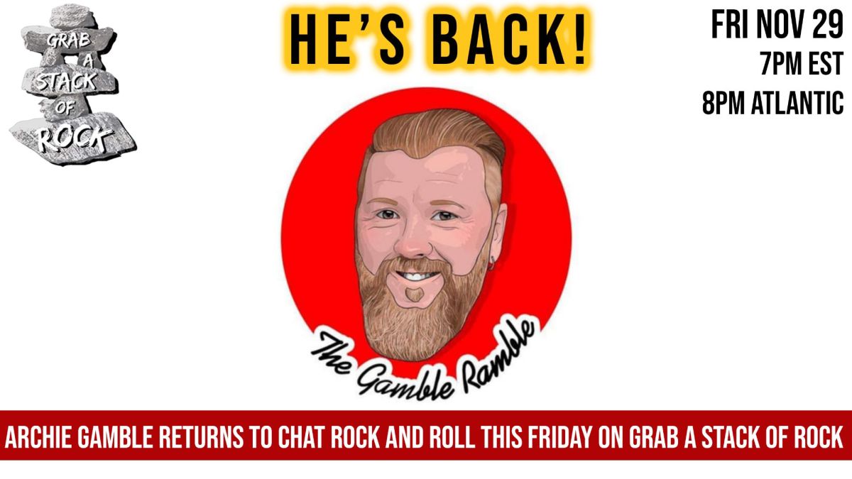 Archie’s Back on Grab A Stack of Rock! Round 2 with Archie Gamble ...