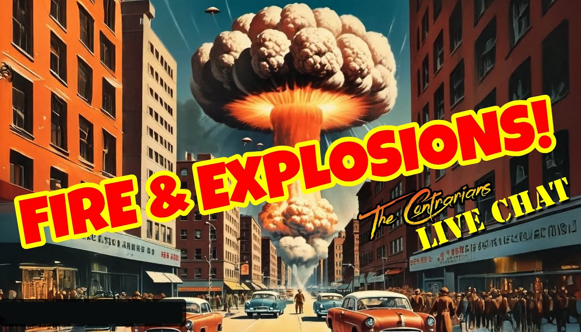 The Contrarians Live: Album Covers with FIRE & EXPLOSIONS tonight at 7: ...